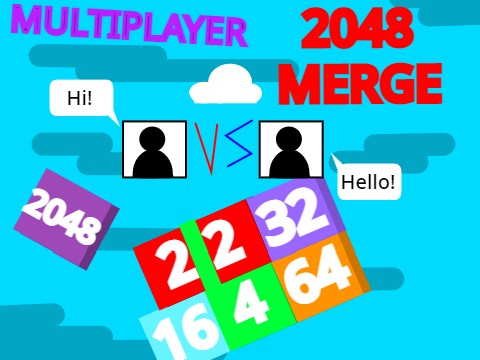 2048 MERGE GAME MULTIPLAYER CLOUD