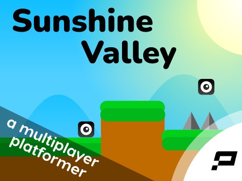 ☁ Sunshine Valley - A Multiplayer Scrolling Platformer ☁ #games