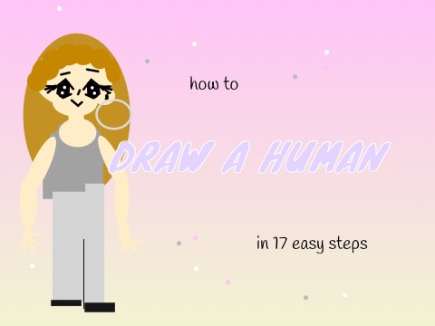 How to Draw A Human With Scratch Tools | Easy