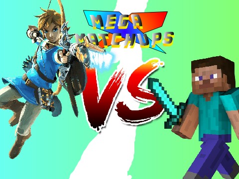(BOTW) Link vs Steve (Minecraft)