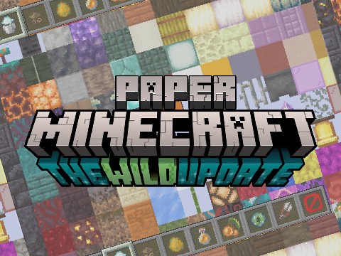 Paper Minecraft The Wild Update 1.19.2|Minecraft 2D Version