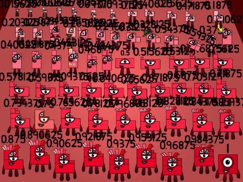 Numberblocks Band Sixty-Fourths 1