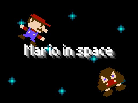 Mario in space