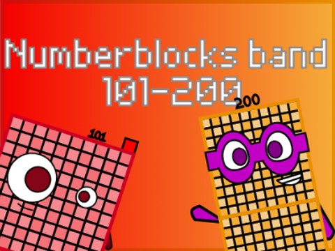 Numberblocks band 101-200