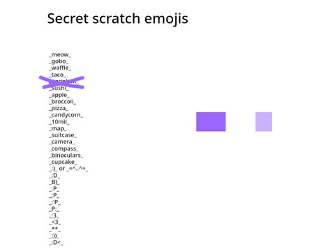 All scratch emojis