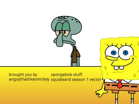 squidward season 1 vector