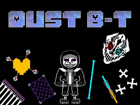 DUST BーT TALE sans fight phase1 [undertale fan game]