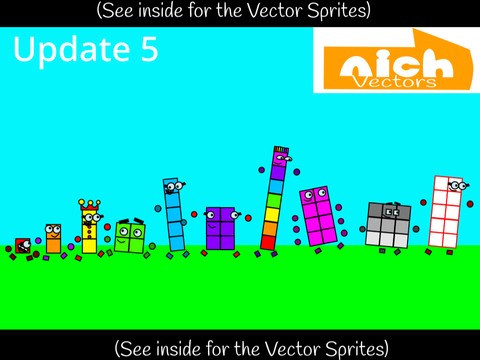 Nich / Schedule Toons Vectors (UPDATE 5) (the numberblocks)