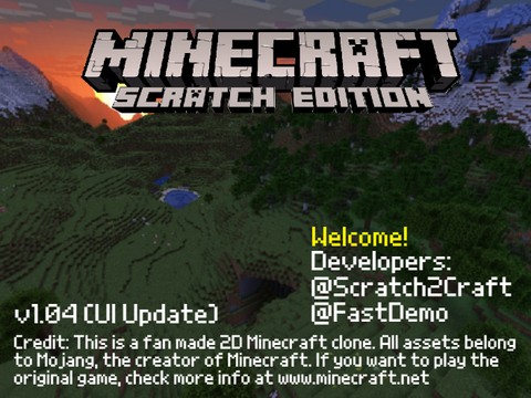 Minecraft - Scratch Edition v1.04 (UI Update)