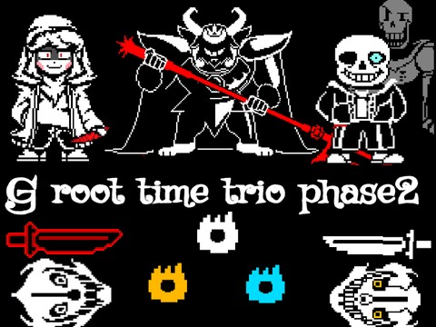 G root time trio phase2 [Undertall fan game]Undertale AU