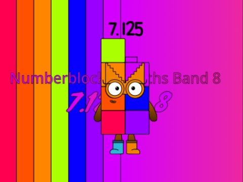 Numberblocks Eighths Band 8