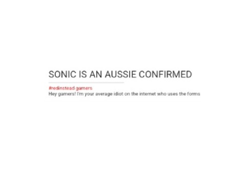 Aussie Sonic + more
