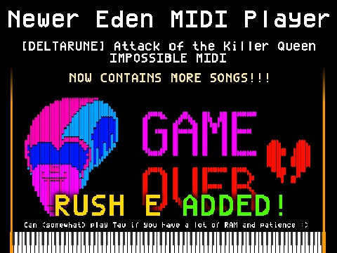 BLACK MIDI Player - MORE SONGS!