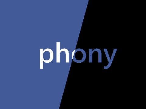 フォニイ / phony 文字PV