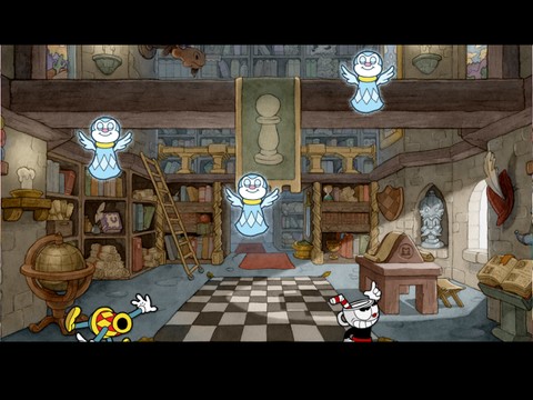 The Pawns Cuphead Battle