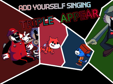 Add yourself/your oc singing Triple Appear