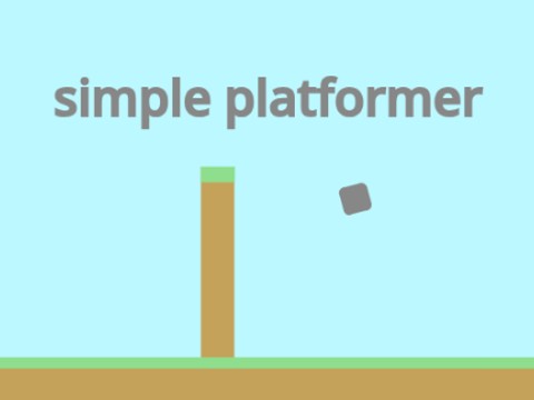 simple platformer シンプルプラットフォーマー #games