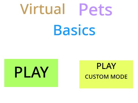 Virtual pets basics v1.1