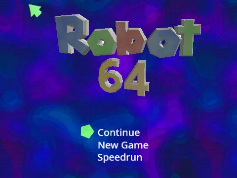 Robot 64 Title Screen