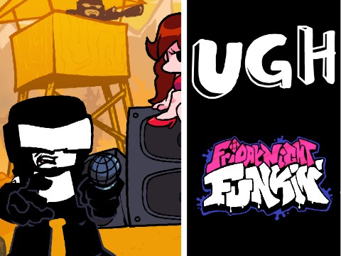 FNF || Ugh with LYRICS