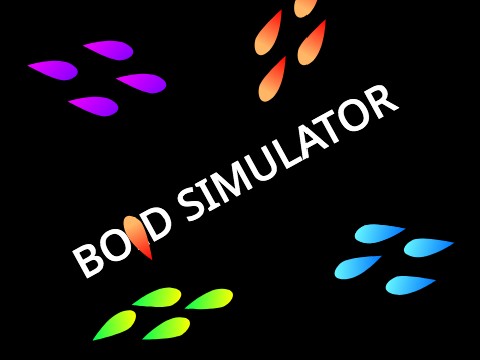 Boid simulator v3