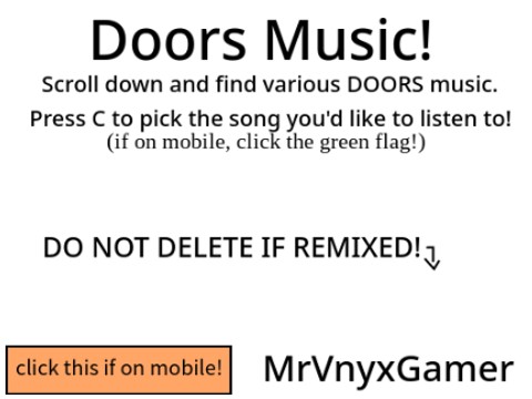 (PART 1) Every Roblox Doors OST and SFX!