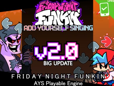 Friday Night Funkin' Add Yourself Singing Playable Engine v2.0 (BIG ...