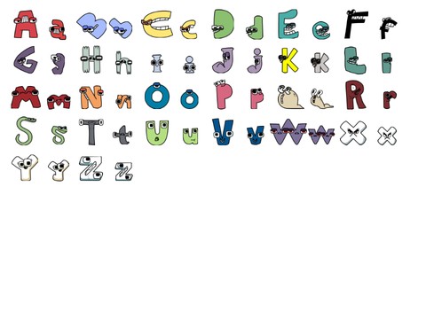 Alphabet lore font remix remix