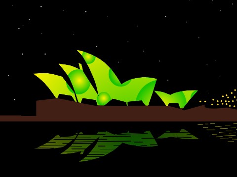 Sydney Opera House Lights