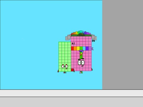 Numberblocks Jump Over The Lava Game with my sets unrelease ver