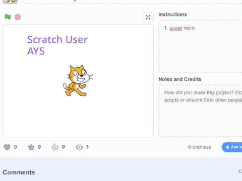 AYS Annoying Scratch User