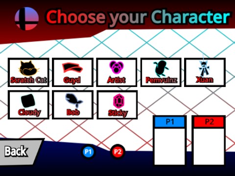 Super Scratch Bros. Menu BETA