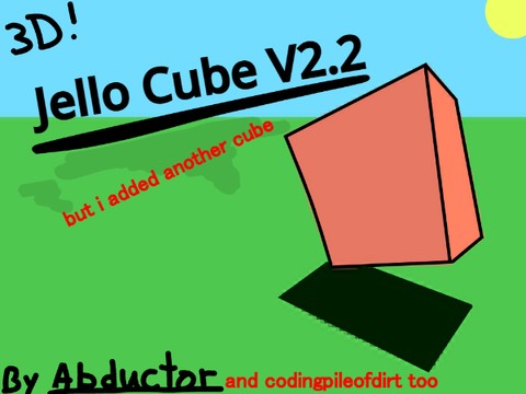 pen jello cube but i added another cube