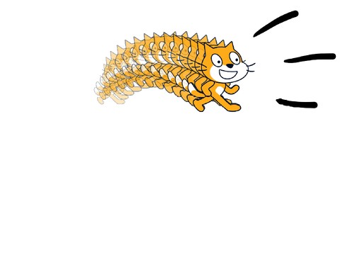 Really Cool Scratch-Cat Clone Trails!