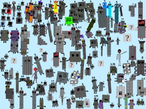 Robot Numberblocks Band but Halves remix-2