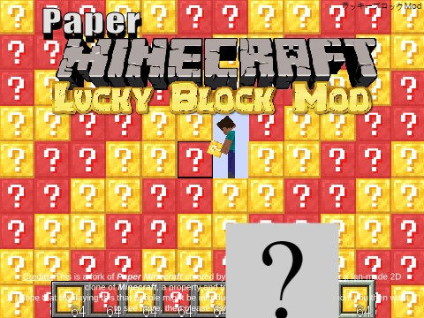 Lucky Block Mod Paper Minecraft (English edition)