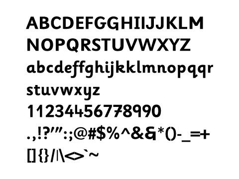 Sassoon Infant Std Font in both styles remix