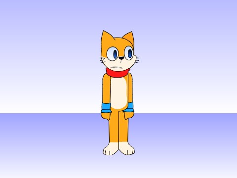 scratch cat standing still forever