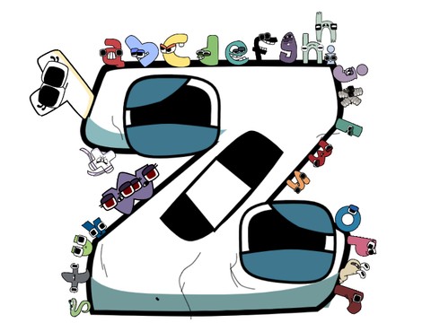 Alphabet lore band (Lowercase Version 1)(old)