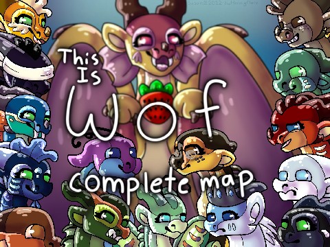 This is Wings of Fire || COMPLETE MAP!
