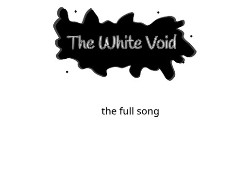 The White Void - full song