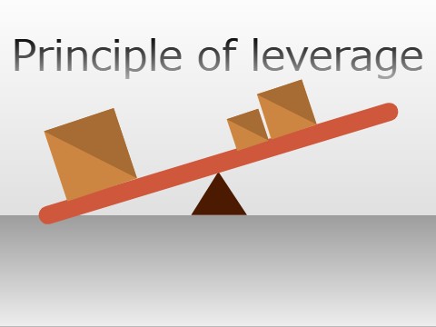 Principle of leverage