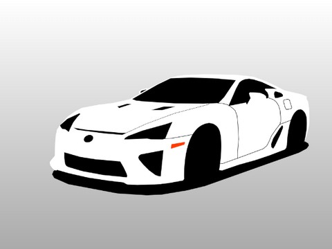 Lexus LFA speedometer