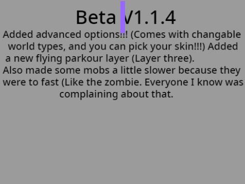 2D Minecraft Beta V1.1.4 Scratch