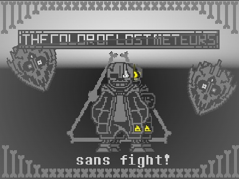 THE COLOR OF LOST METEORS Sans Fight!