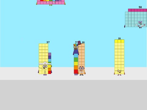 Numberblocks Jump Over The Lava Game remix