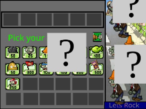 Plants Vs Zombies DS for Scratch hacked remix