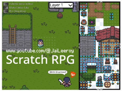 Scratch RPG with Enemies