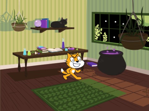 Scratch cat pulls a bad prank on Halloween(LATE HALLOWEEN SPECIAL, SORRY)