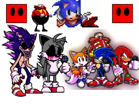 Triple Trouble EXE's VS UnEXE's Music: Funkin' Max